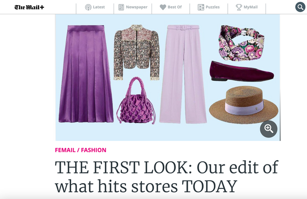 The Daily Mail - Femail Fashion - O Pioneers